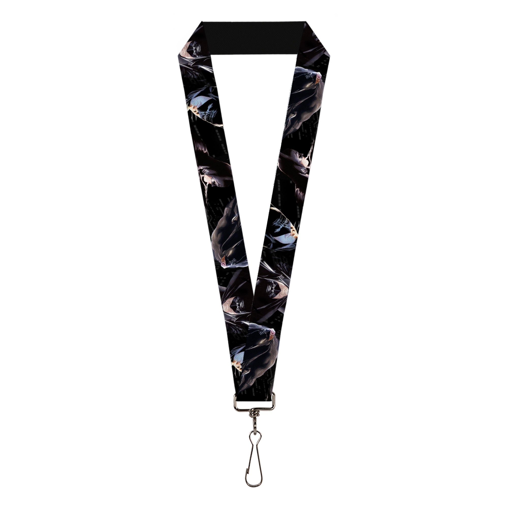 Lanyard - 1.0" - Batman 4-Vivid Action Poses Black – Buckle-Down