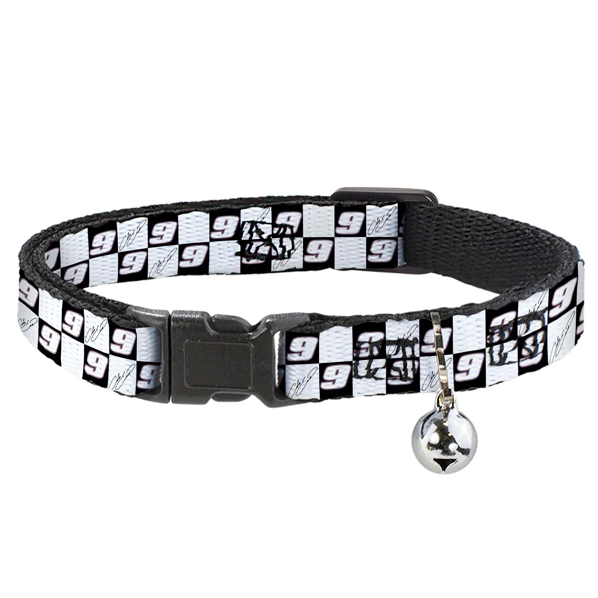 Breakaway Cat Collar with Bell - Chase Elliott Autograph and #9 Checke ...