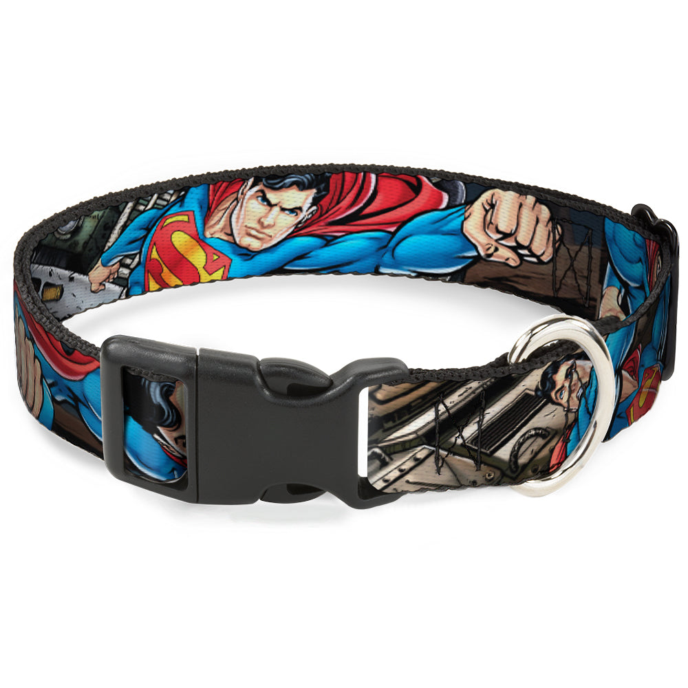 Plastic Clip Collar - Superman Metropolis Face-Off – Buckle-Down