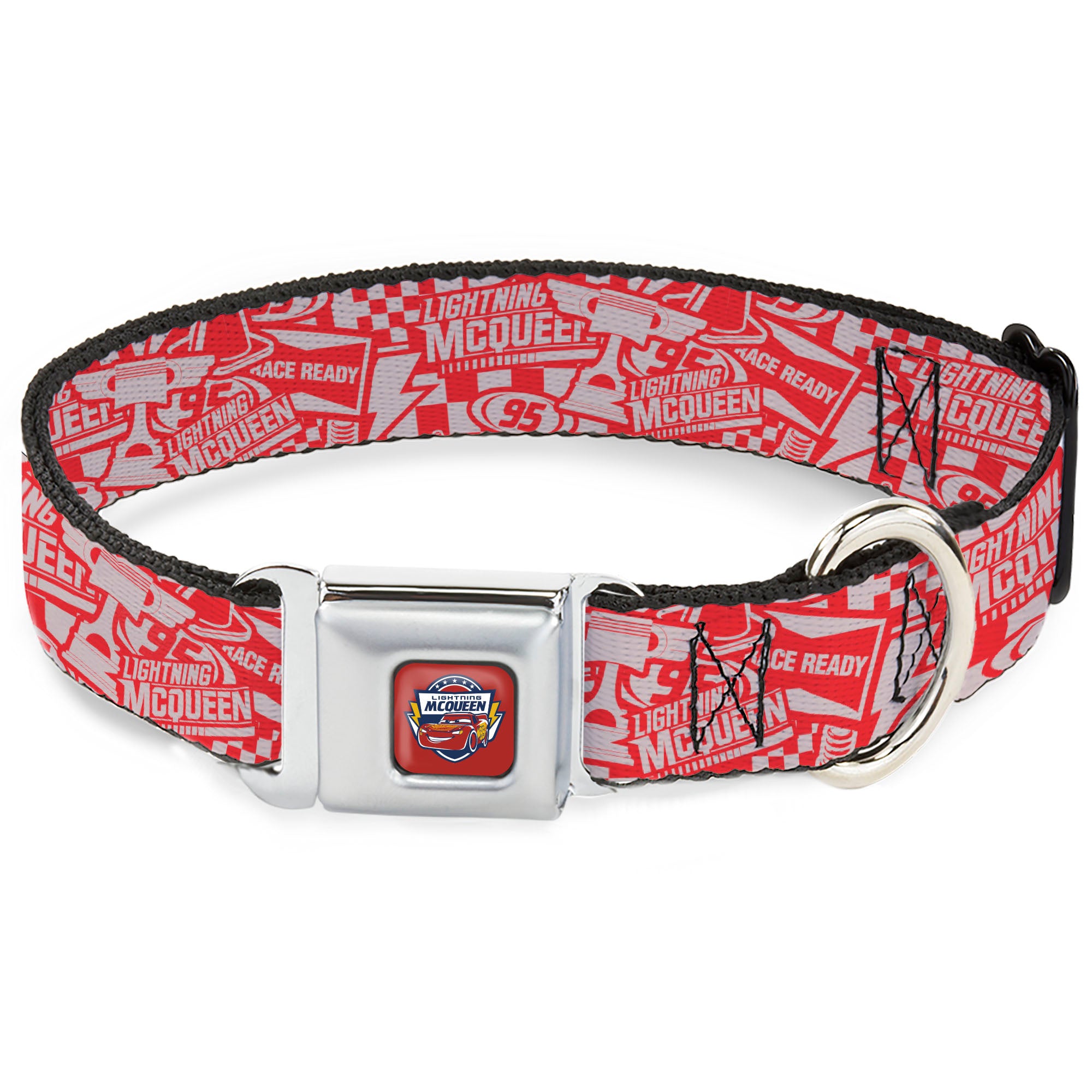 Disney CARS Seatbelt Buckle Collar - Cars 3 LIGHTNINING MCQUEEN Icons ...
