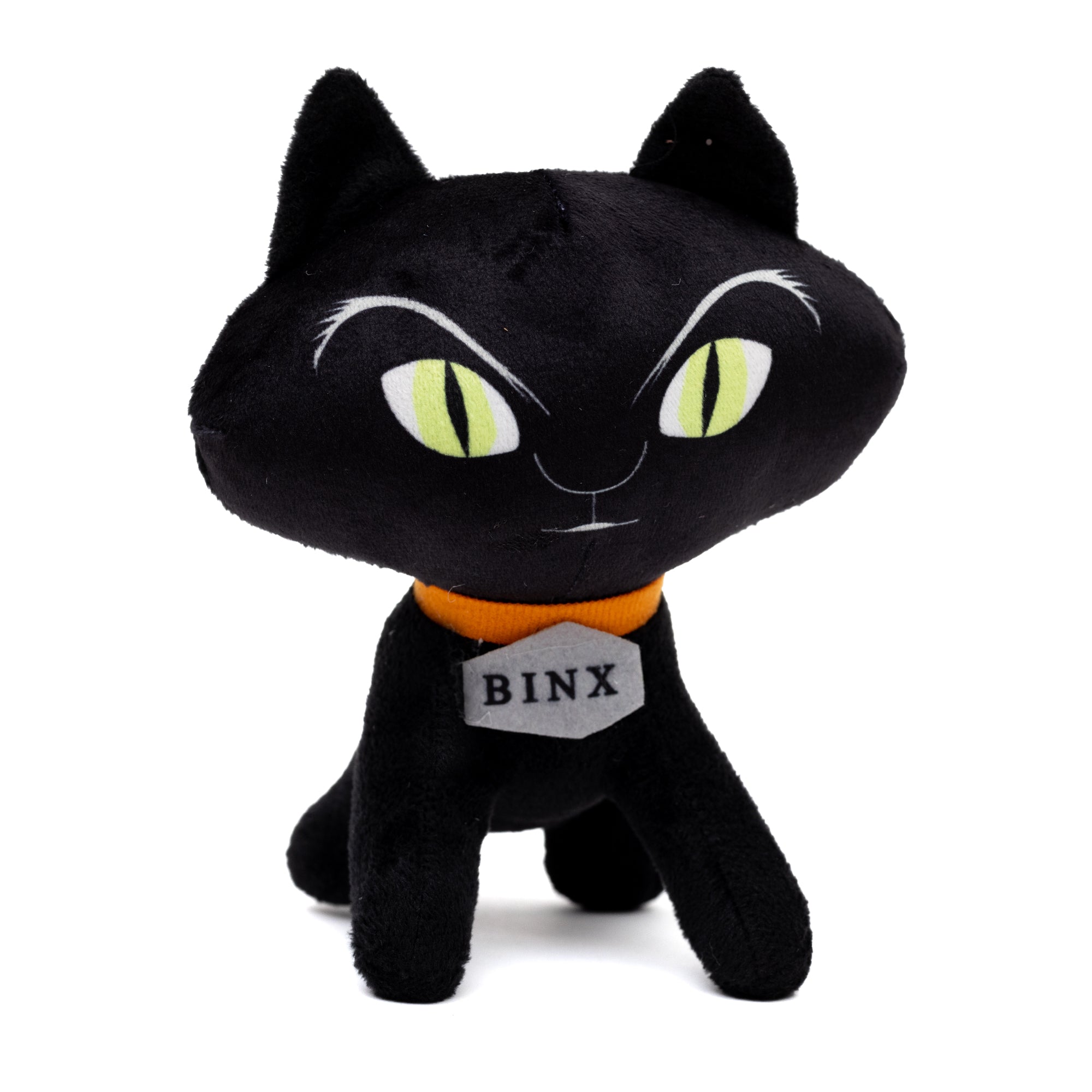 Dog Toy Squeaker Plush - Hocus Pocus Binx Cat Sitting Pose – Buckle-Down