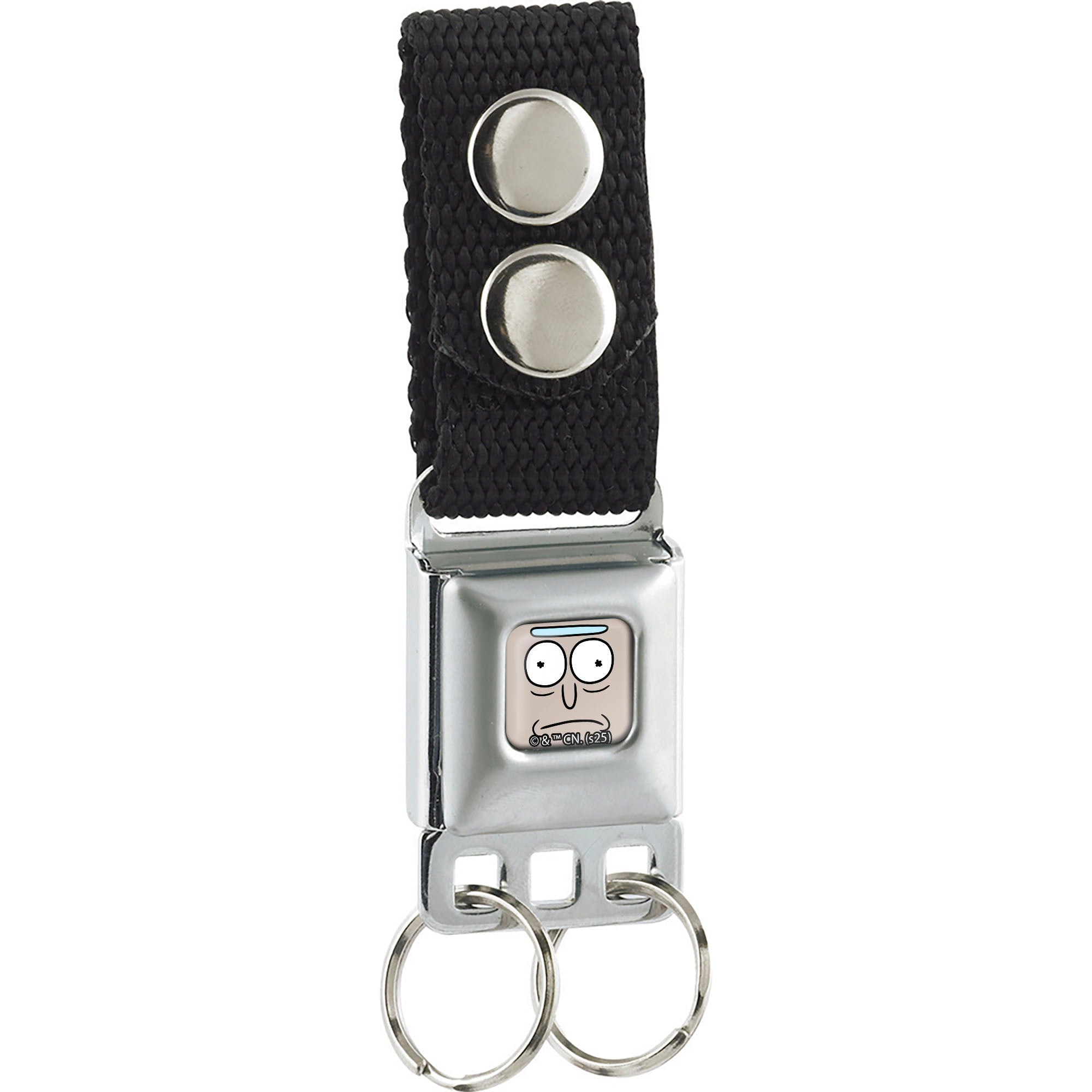 Keychain - Rick Sanchez Face Close-Up Full Color – Buckle-Down