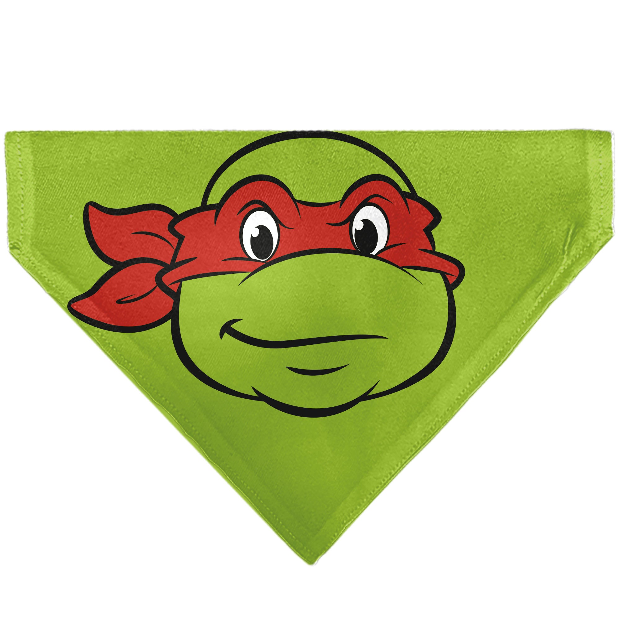 Pet Bandana - Ninja Turtles Raphael Face and Turtle Shell Character Cl ...