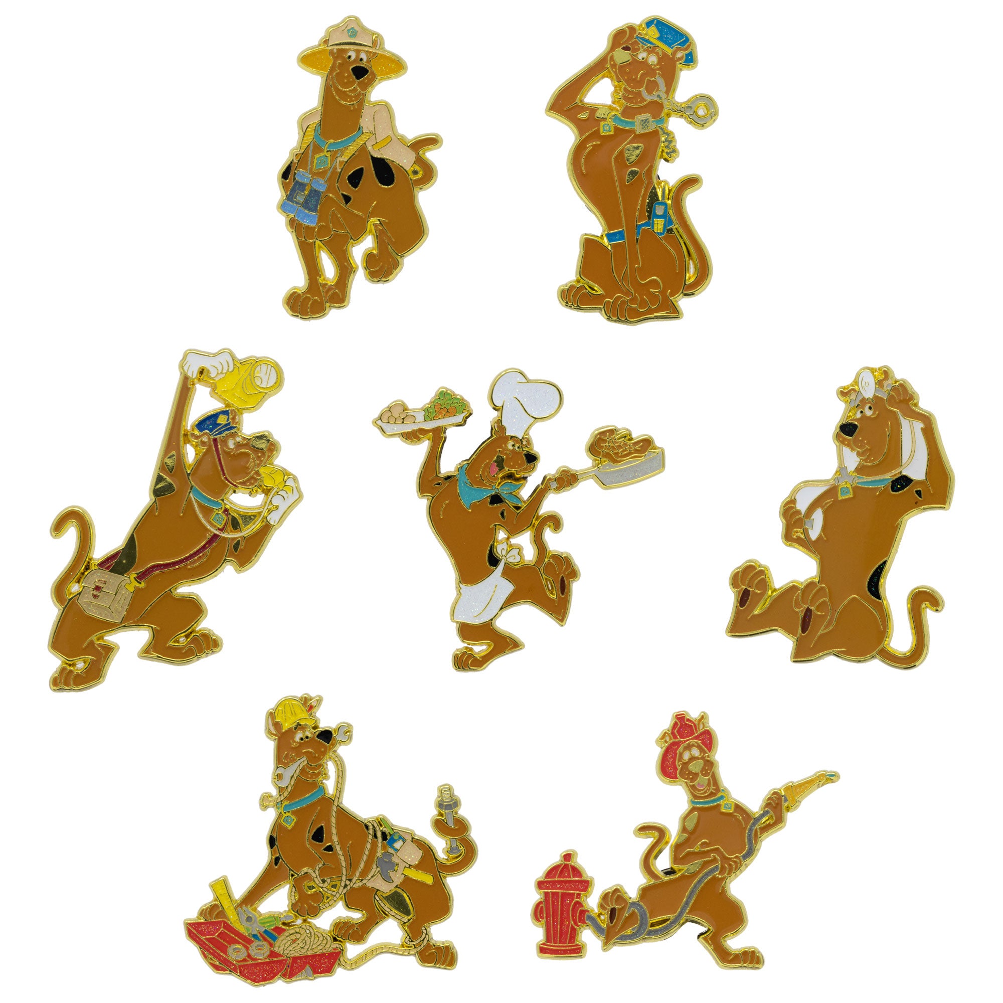Scooby Doo Mystery Enamel Pin Blind Box Series, Scooby Doo as a Doctor ...