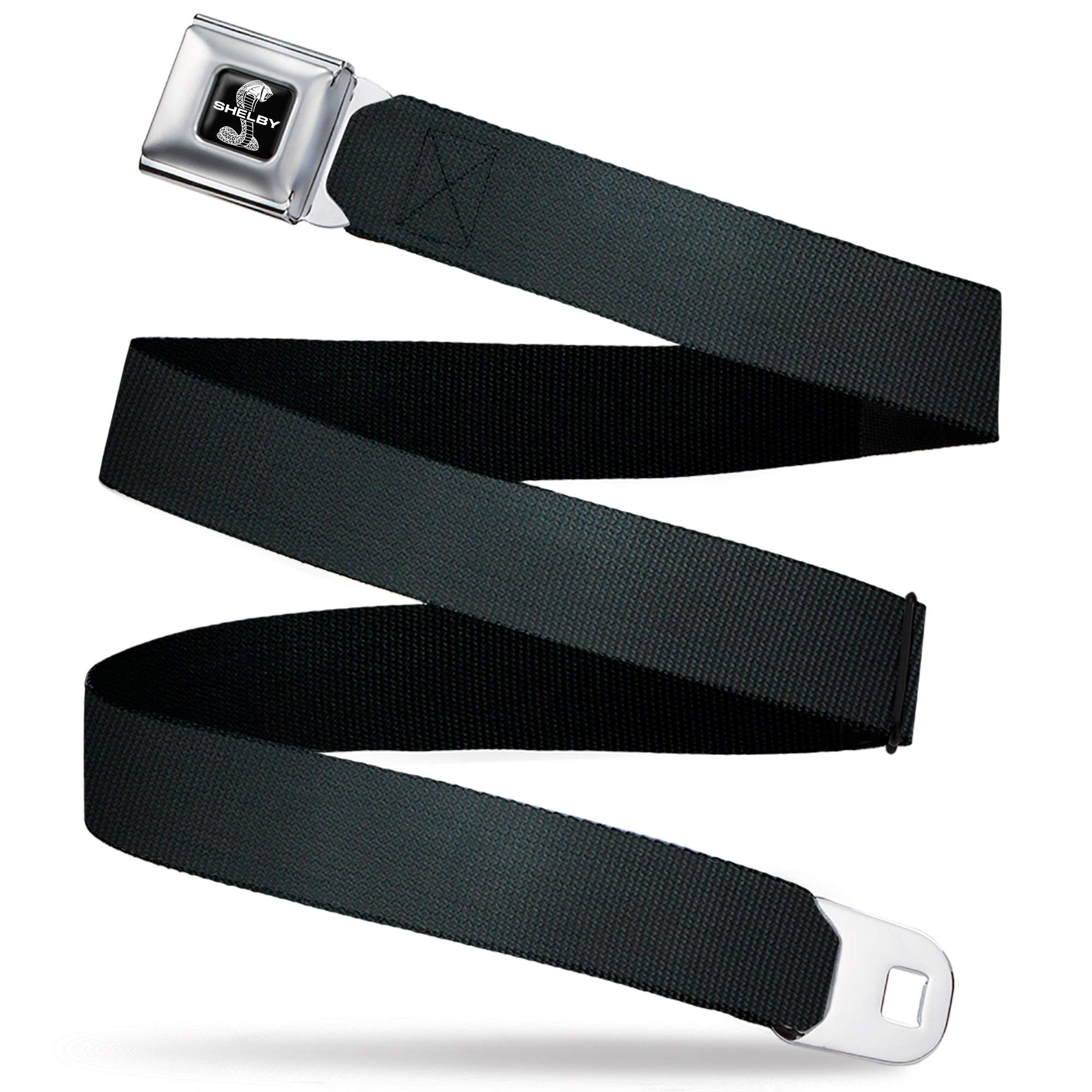 Carroll Shelby Cobra Split Full Color Black White Seatbelt Belt - Carr ...