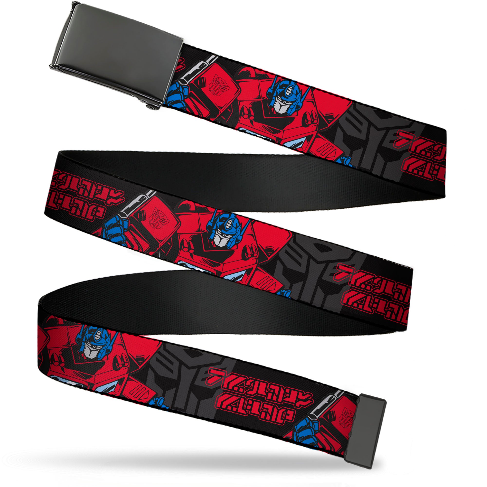 Web Belt Blank Black Buckle - Transformers Generations Optimus Prime P ...