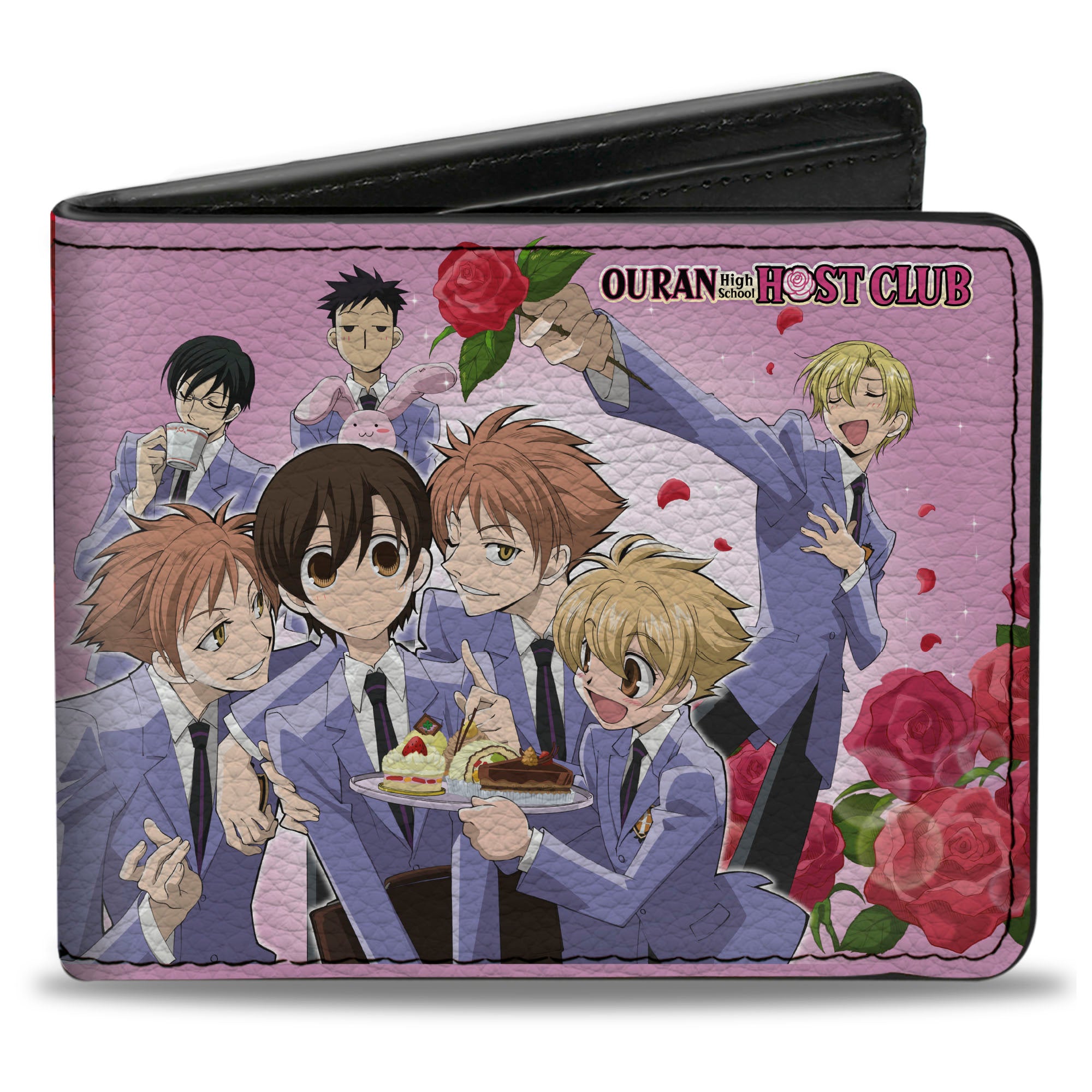 Bi-Fold Wallet - OURAN HIGH SCHOOL HOST CLUB Character Rose Scenes ...