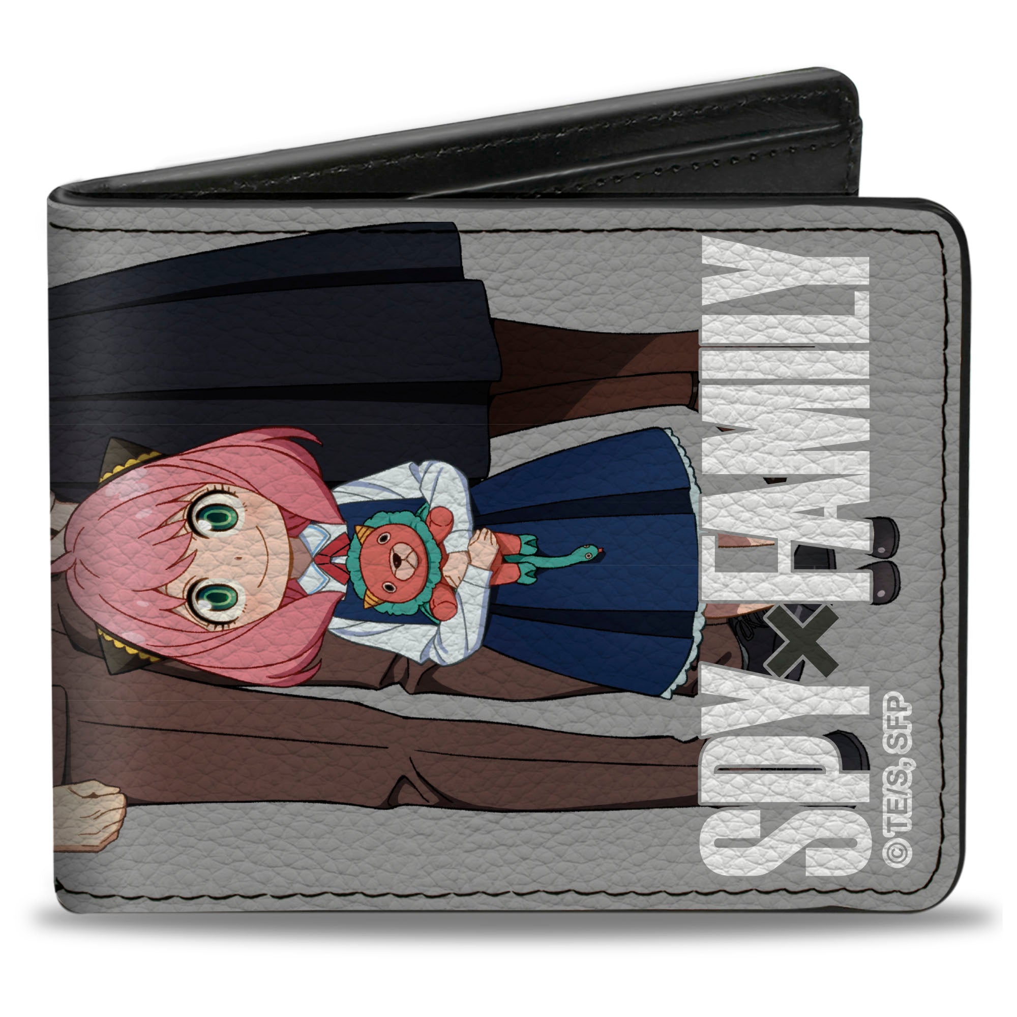 Bi-Fold Wallet - Spy x Family Forger Happy Family Group Pose Gray/Whit ...