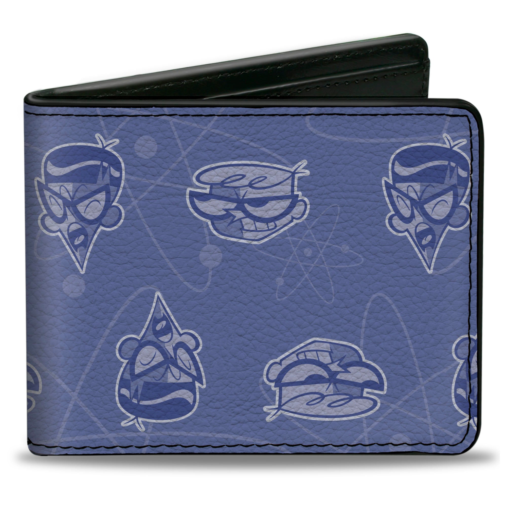 Bi-Fold Wallet - Dexter's Laboratory Dexter and Mandark Face Collage B ...