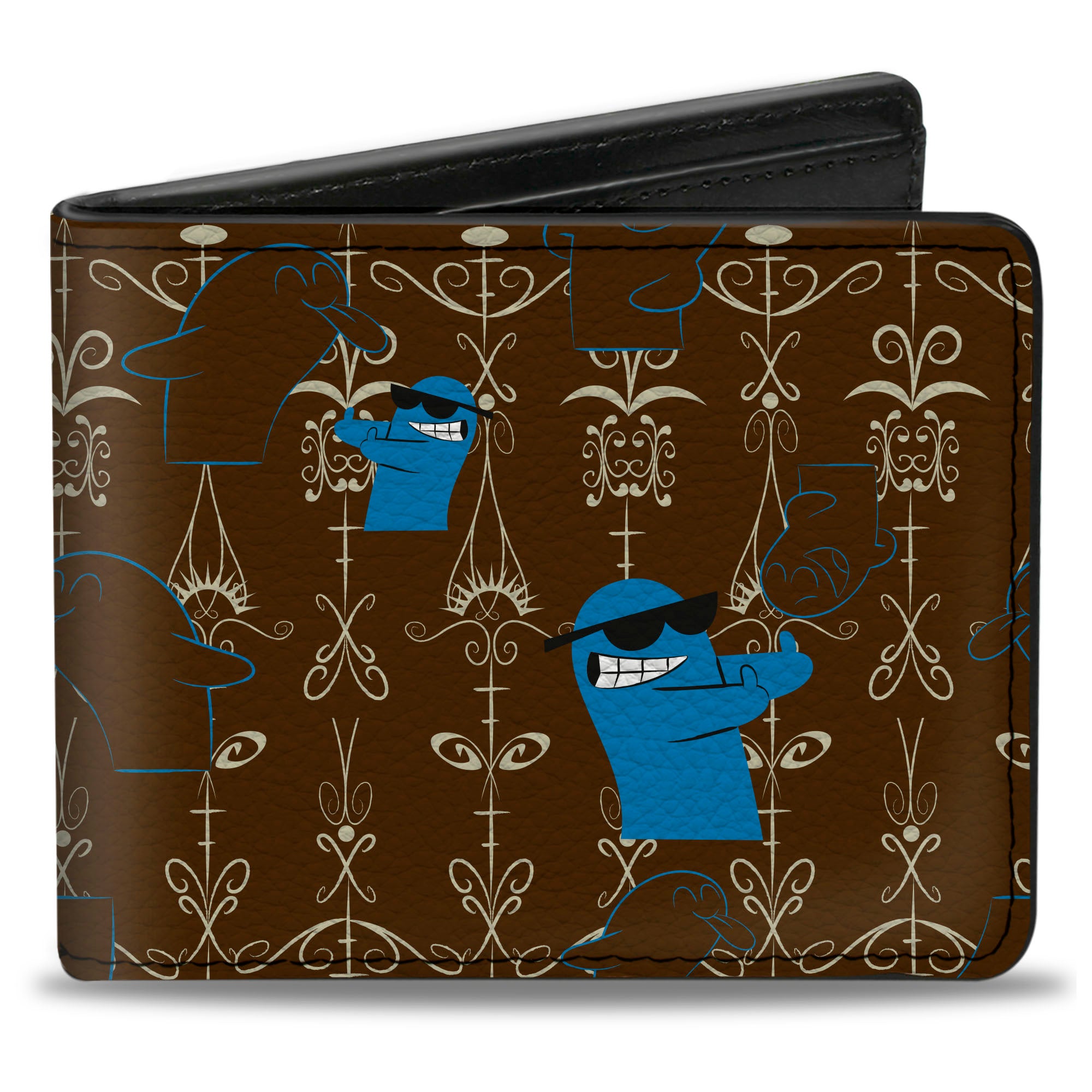 Bi-Fold Wallet - Foster's Home for Imaginary Friends Bloo Poses Black ...