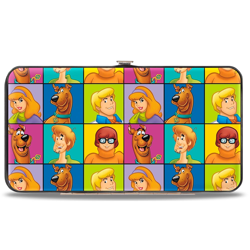 Scooby Doo Hinged Wallet - 5-Character Face Blocks Multi Color – Buckle ...