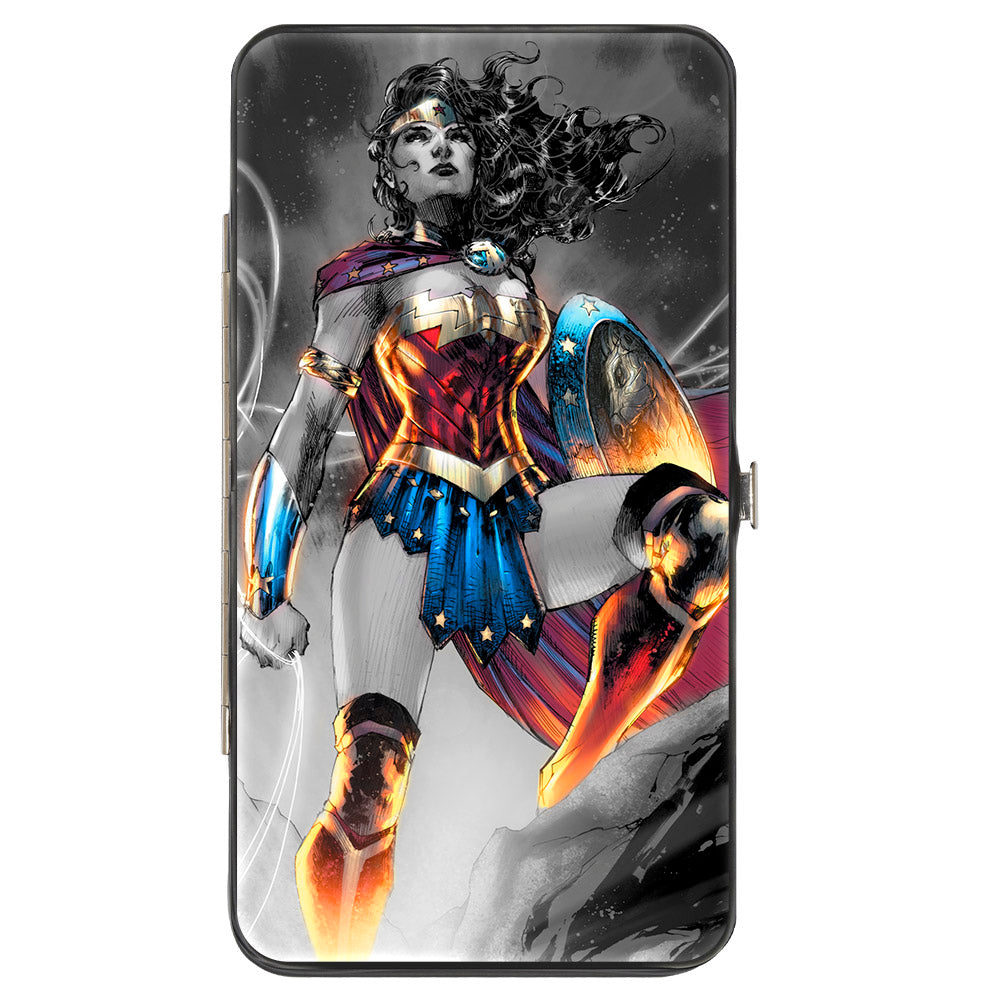 Hinged Wallet - Wonder Woman 75th Anniversary Comic Book Cover Standin ...