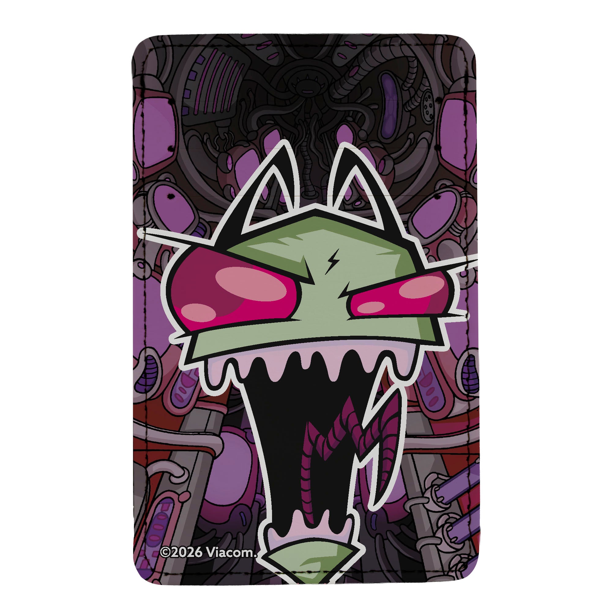 Wallet ID Card Holder - Invader Zim Screaming Pose Purples – Buckle-Down