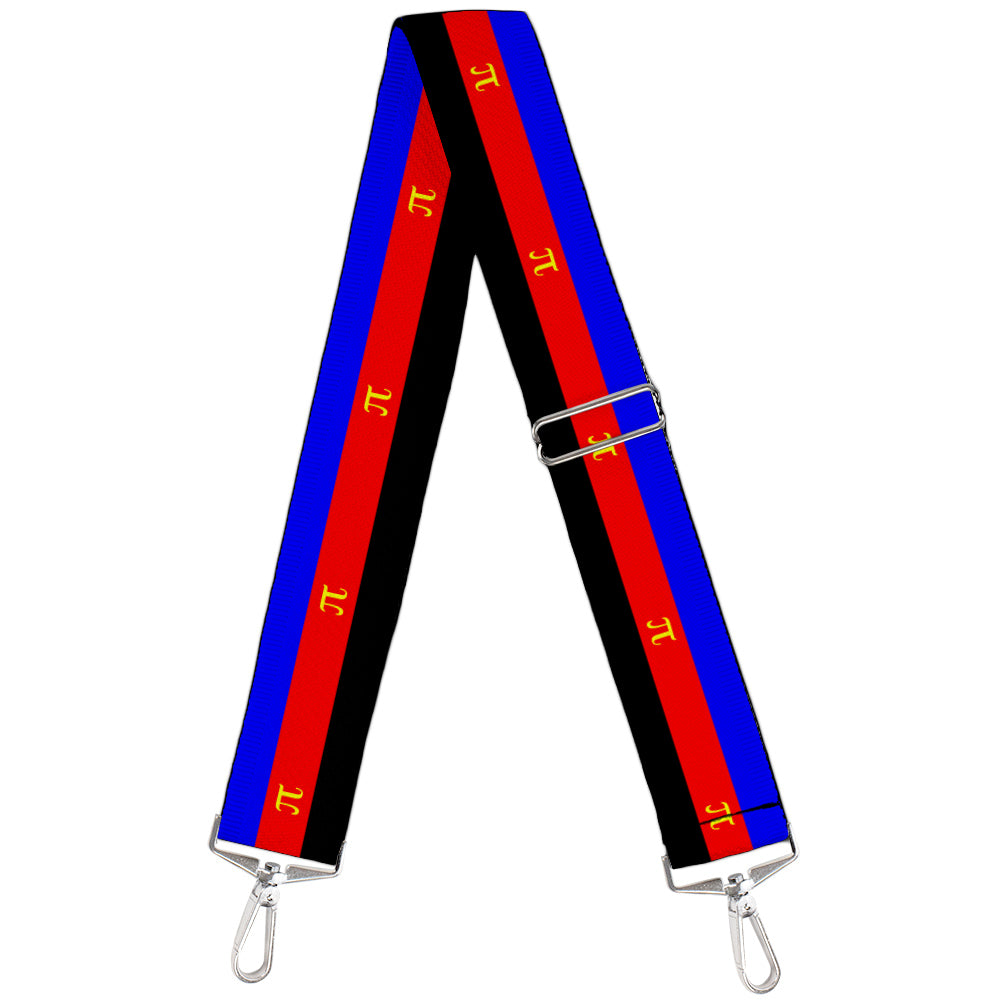 Purse Strap - Flag Polyamorous Pi Symbol Blue Red Black Yellow – Buckle ...