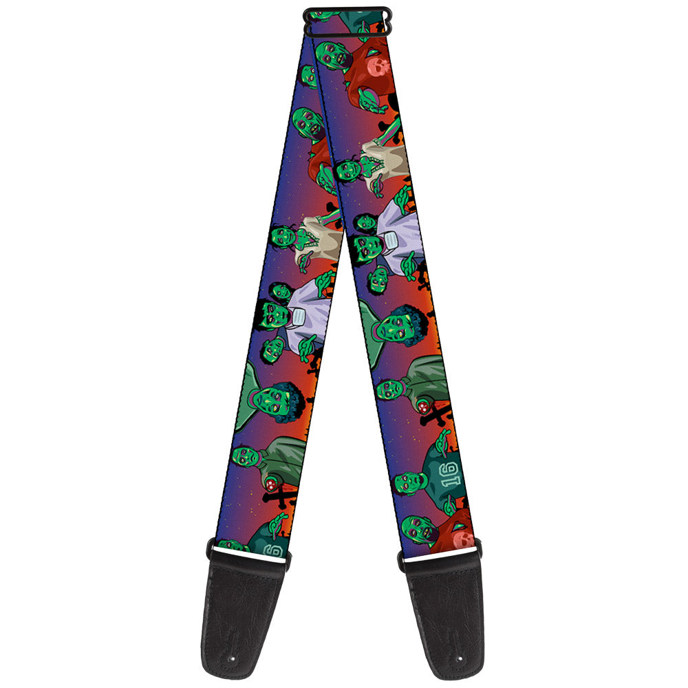 Guitar Strap - Walking Zombies – Buckle-Down