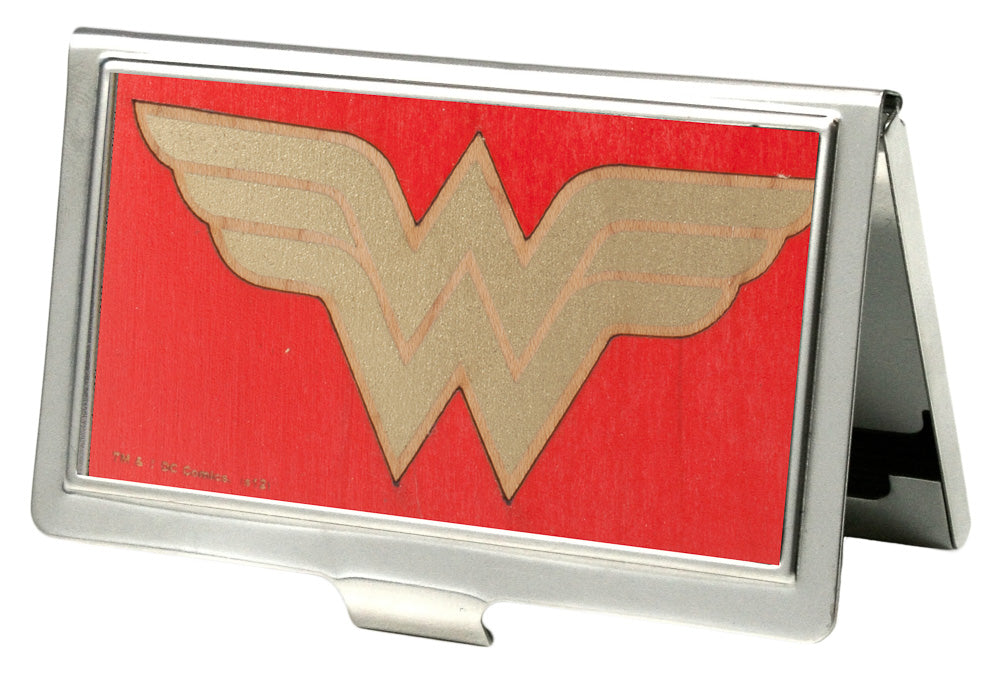 Business Card Holder - SMALL - Wonder Woman GW Red Gold – Buckle-Down